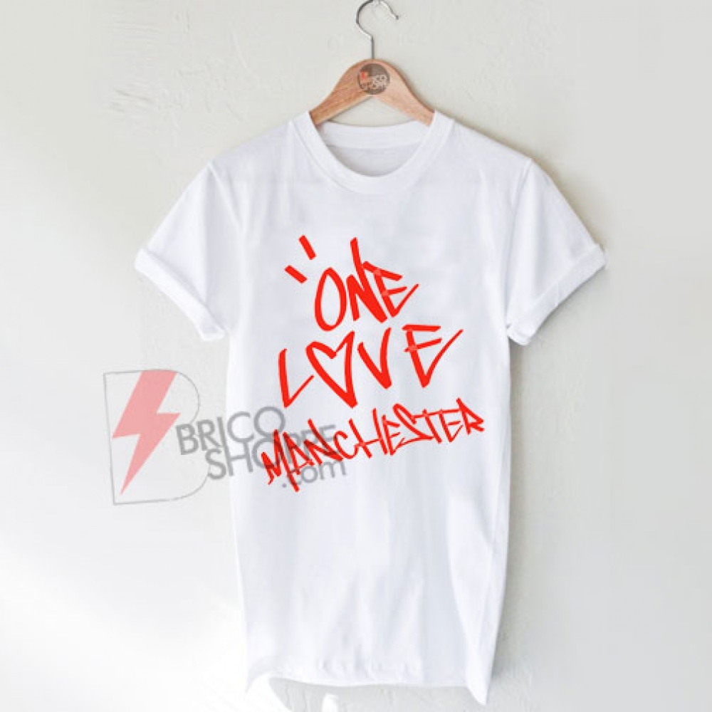 Ariana’s one love Manchester T-Shirt On Sale - bricoshoppe.com