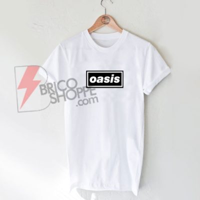 OASIS logo band T-Shirt On Sale - bricoshoppe.com