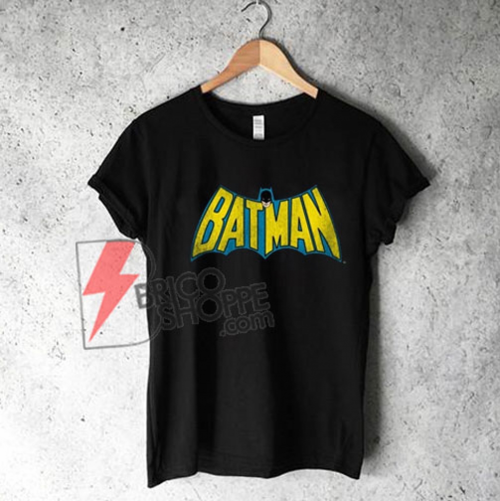 Batman Vintage Logo T-Shirt On Sale - bricoshoppe.com