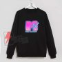 MTV pink logo Sweatshirt - Funny's Sweatshirt On Sale - bricoshoppe.com