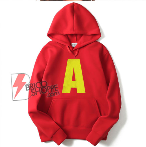 A Letter Alvin Chipmunks Hoodie - Funny Hoodie - bricoshoppe.com