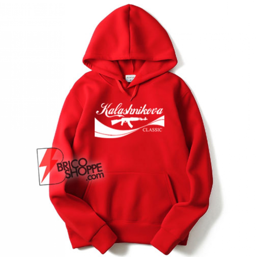Enjoy Kalashnikov AK 47 Classic Coca Cola Hoodie - bricoshoppe.com
