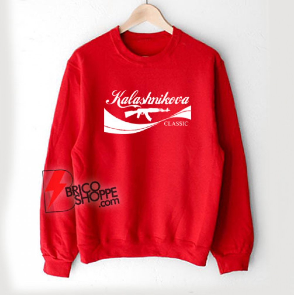 Enjoy Kalashnikov AK 47 Classic Coca Cola Sweatshirt - bricoshoppe.com