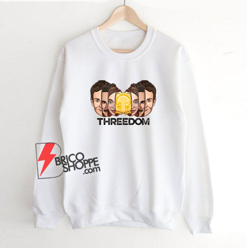 Threedom Merch Face Sweatshirt - bricoshoppe.com
