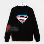 Superman Logo Trans Rights Are Human Rights Sweatshirt - bricoshoppe.com